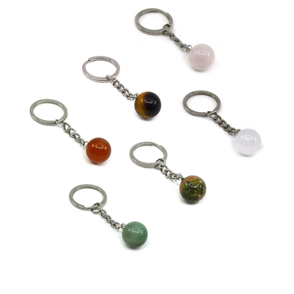 Crystal Key Rings - Sphere Shaped Key Chains – The Eternal Spirit